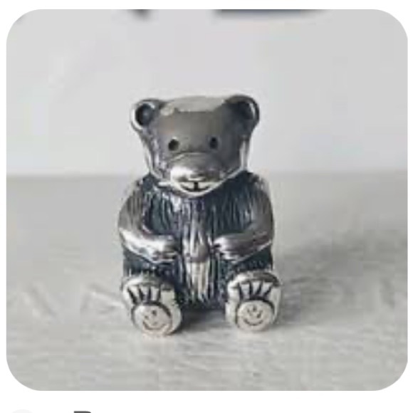 Pandora | Jewelry | Pandora Retired Teddy Bear Charm | Poshmark